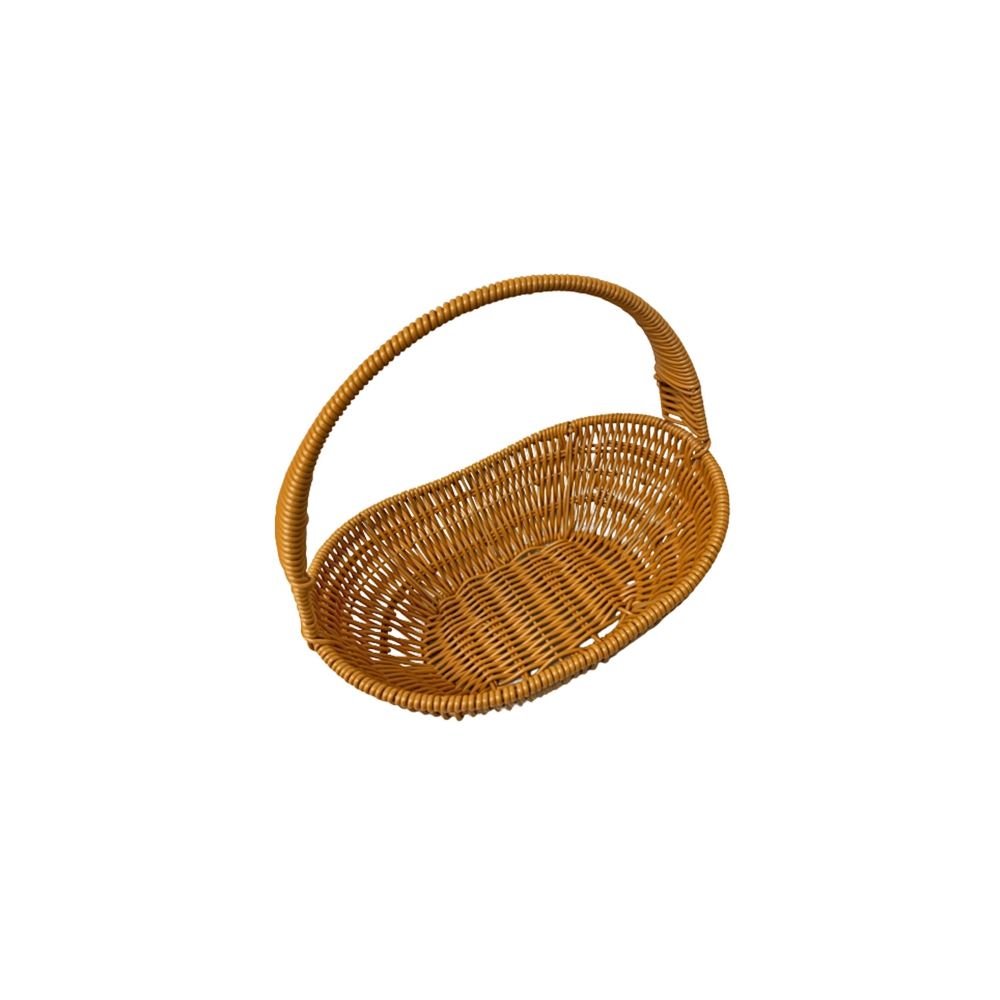 PVC Wicker Basket with Handle