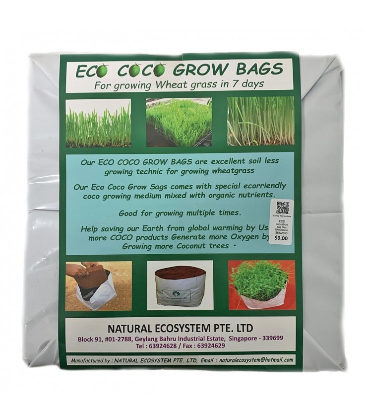 Eco Coco Grow Bag Disk 300mm x 300mm